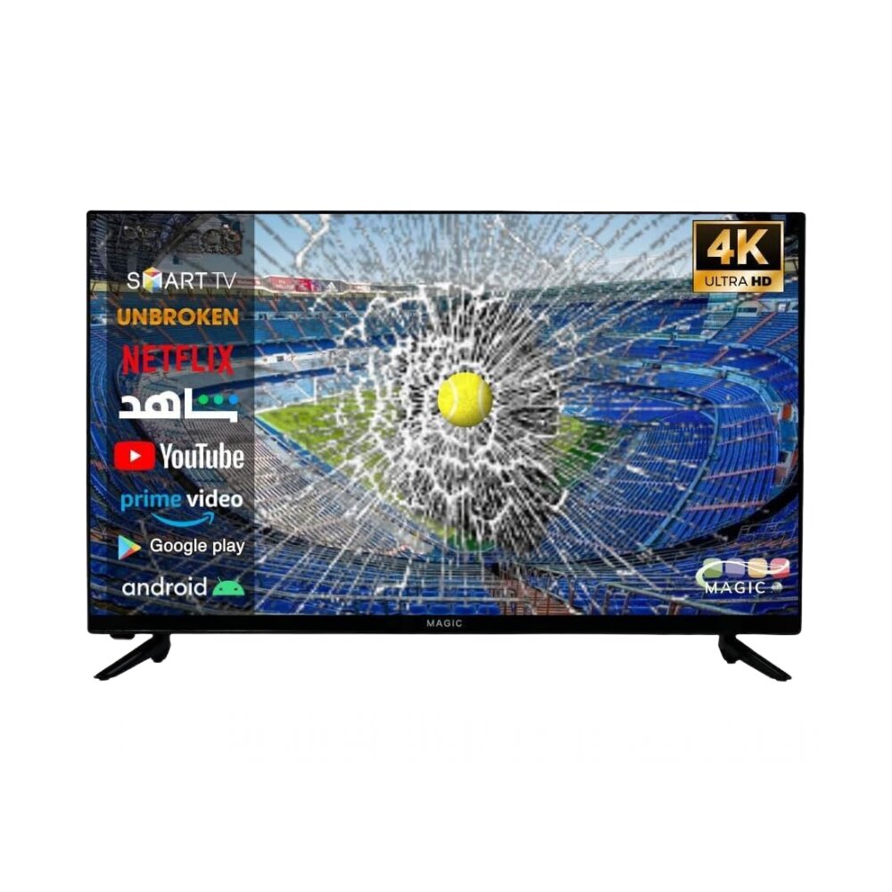 شاشة ماجيك 50 بوصة سمارت اندرويد 14 ضد الكسر - FHD